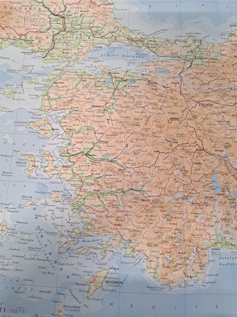 Southwest Turkey Map